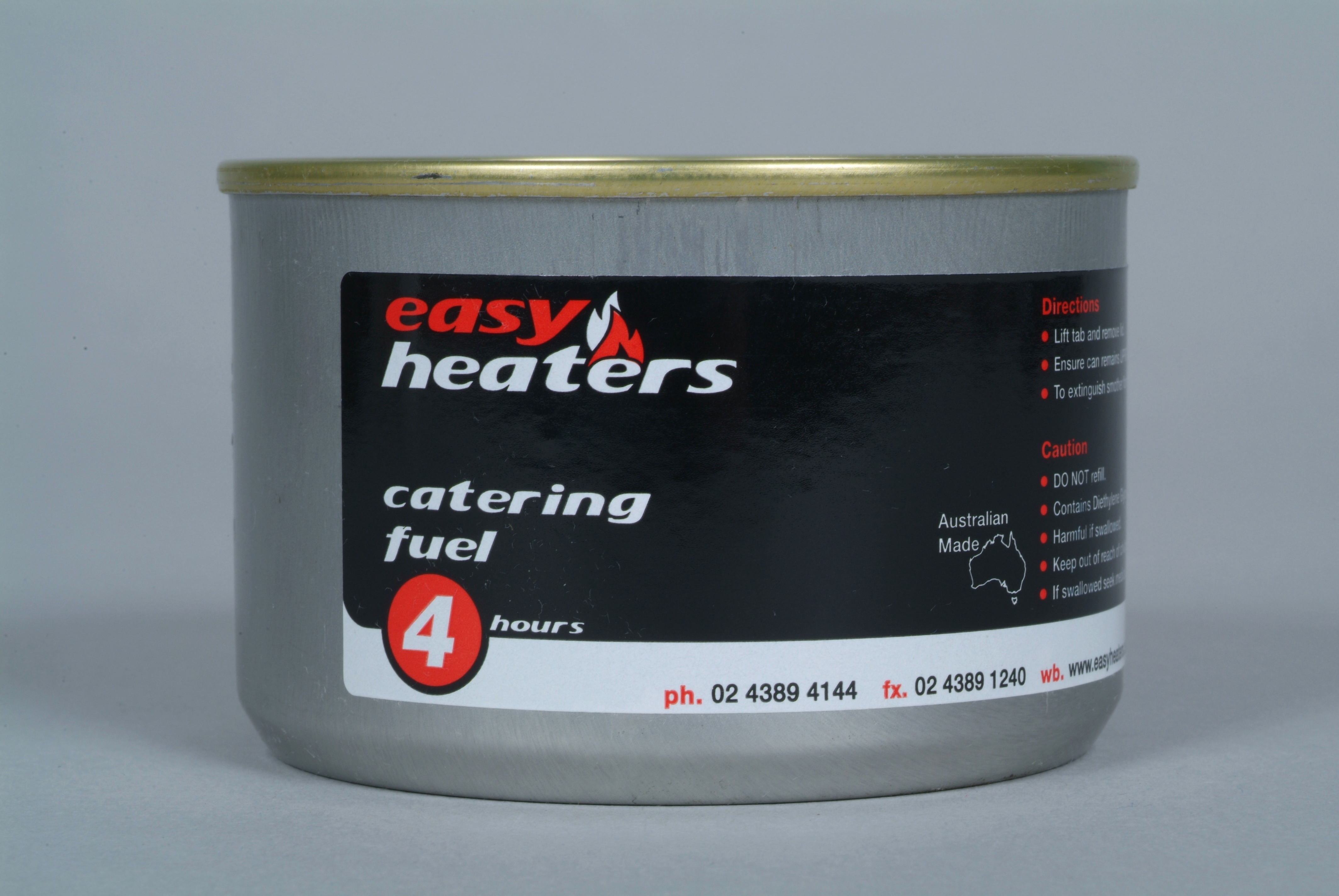 Heat Buffet Fuel 4hr - 24/ctn (Ctn Only) - Elite Packaging